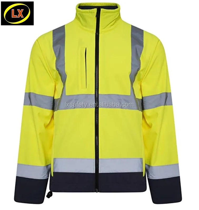 Hi-vis Softshell Jacket Reflective - Buy Hi-vis Softshell,Hi-vis ...