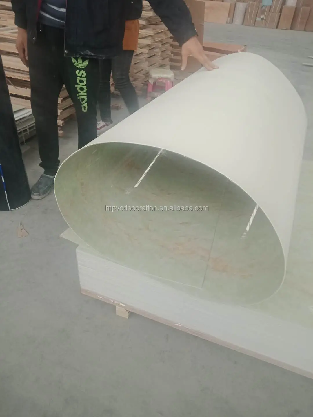 8*4ft Wooden Design PVC UV Sheet for Furniture & Panels