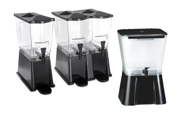 22L Rectangular Plastic Beverage Dispenser for Hotel Use