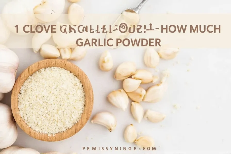 1 Clove Garlic Equals How Much Garlic Powder: Complete Guide