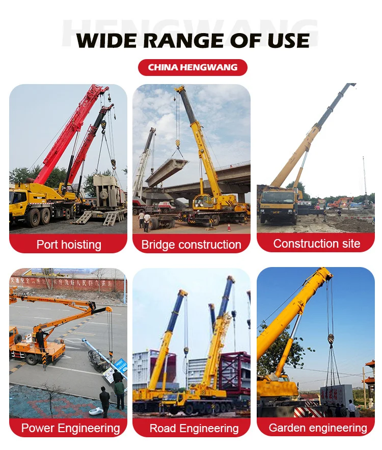 12 Ton Truck Mounted Crane - High Efficiency Manipolatore a Corda