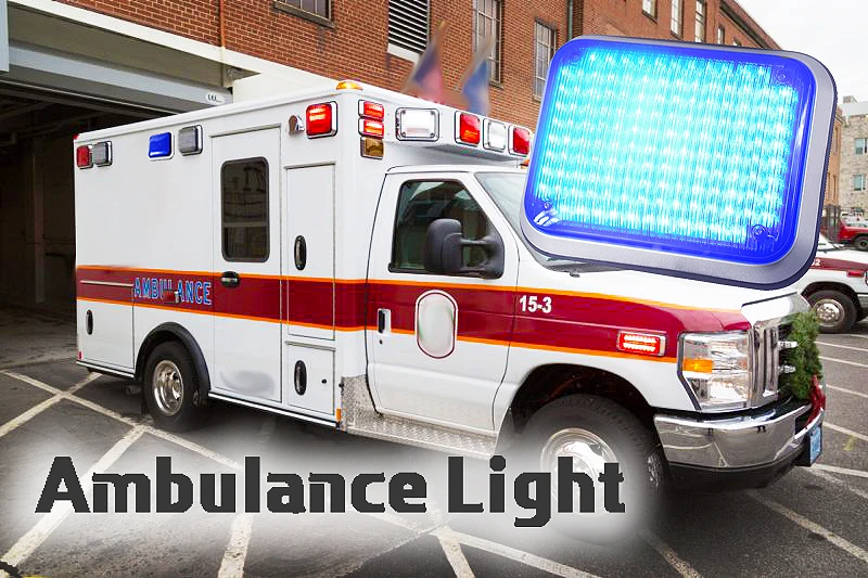 Emergency Side Lamp Strobe Flashing Warning Blue Led Ambulance Light ...