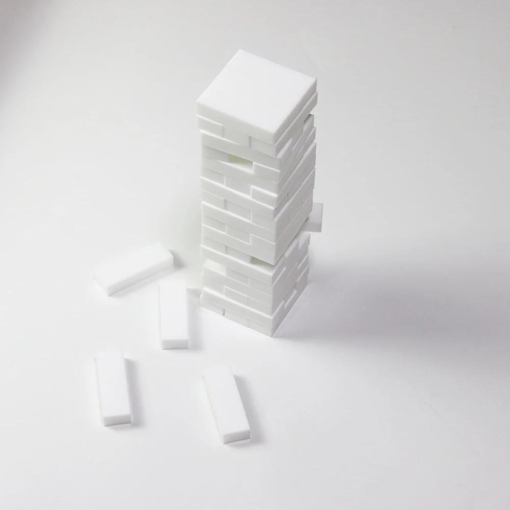 Classic Plastic Acrylic Custom Mini Stacking Game Blocks Set ...