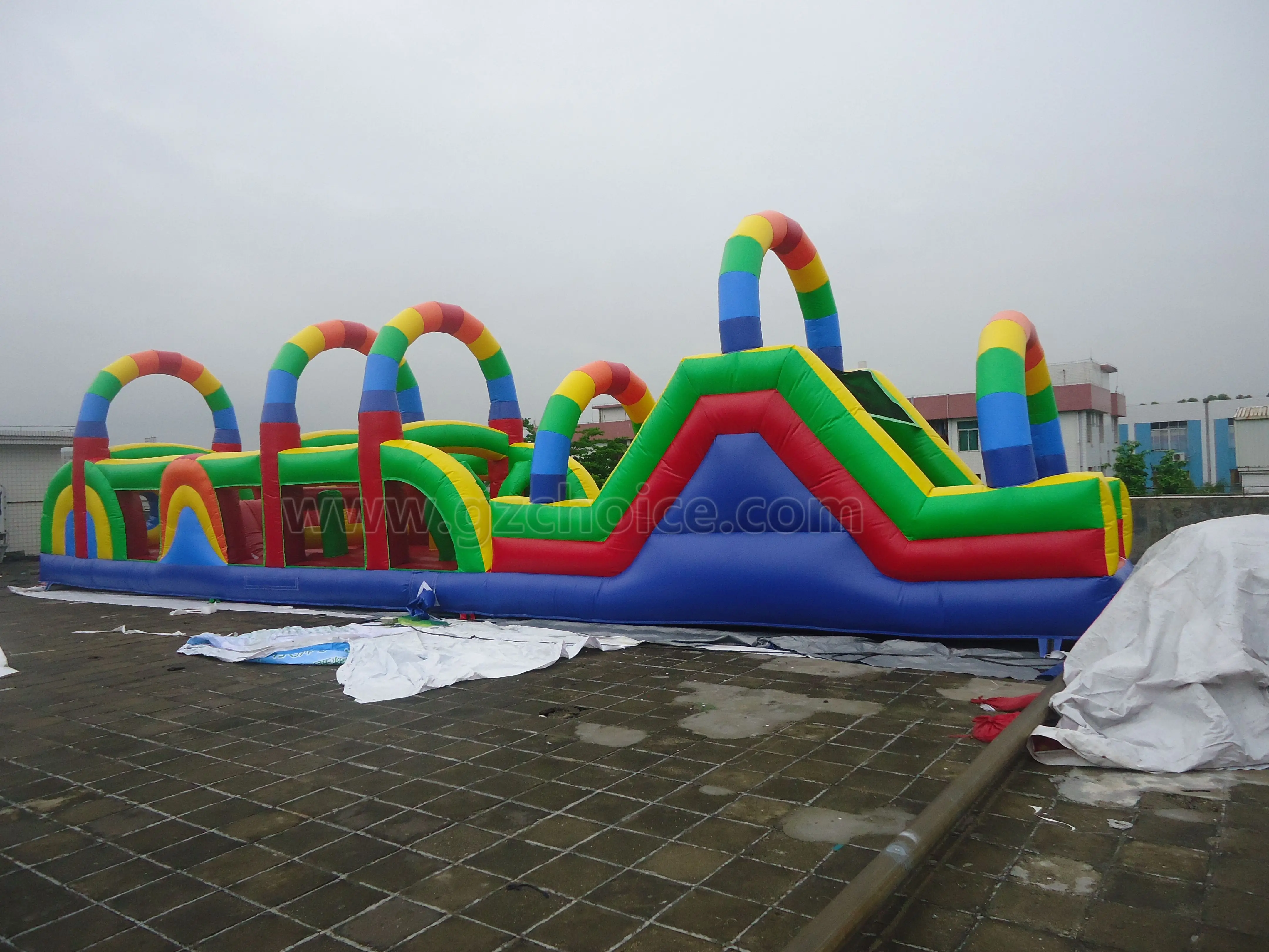 Beautiful Inflatable Obstacle Games Kids Inflatable Obstacle Course ...