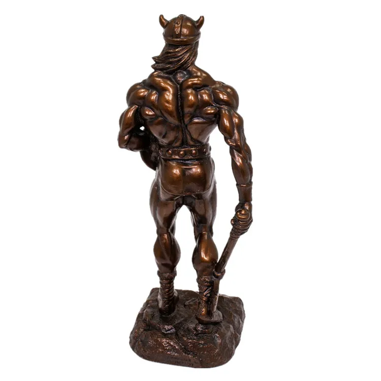 Resin Bodybuilding Trophy - Male Sculpture in Antique Imitation