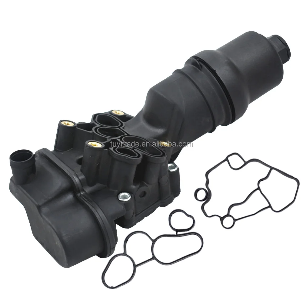 Oil Filter Housing Filter Cap & Gasket For Audi A3 A4 Seat 2.0 Tfsi ...