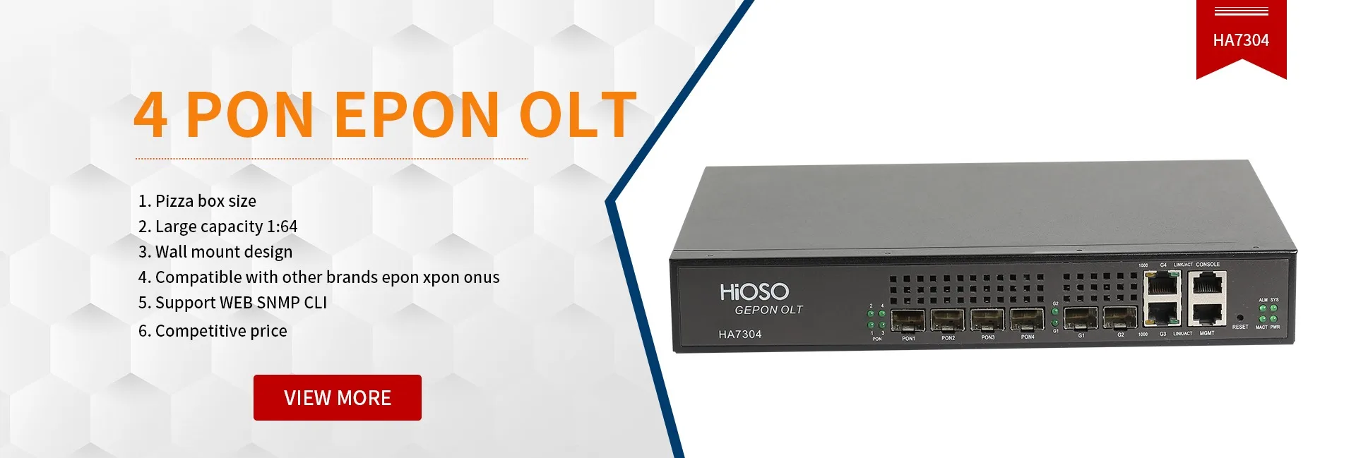 HiOSO Technology Co., Ltd. - Optical Line Terminal, Optical Network Unit