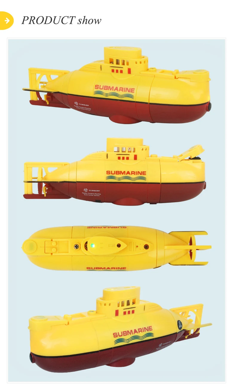 Fish Tank Underwater Toys Boat Radio Control Mini RC Submarine