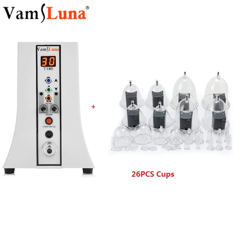 Breast Enlargement Vacuum Cupping Electric Pump Massage Machine Body ...