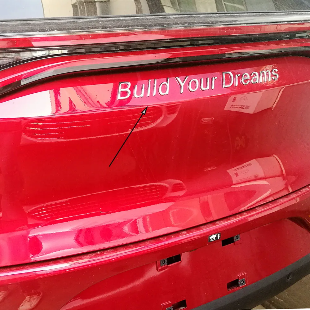 Custom 3D Chrome Logo Sticker - Self-Adhesive for Cars