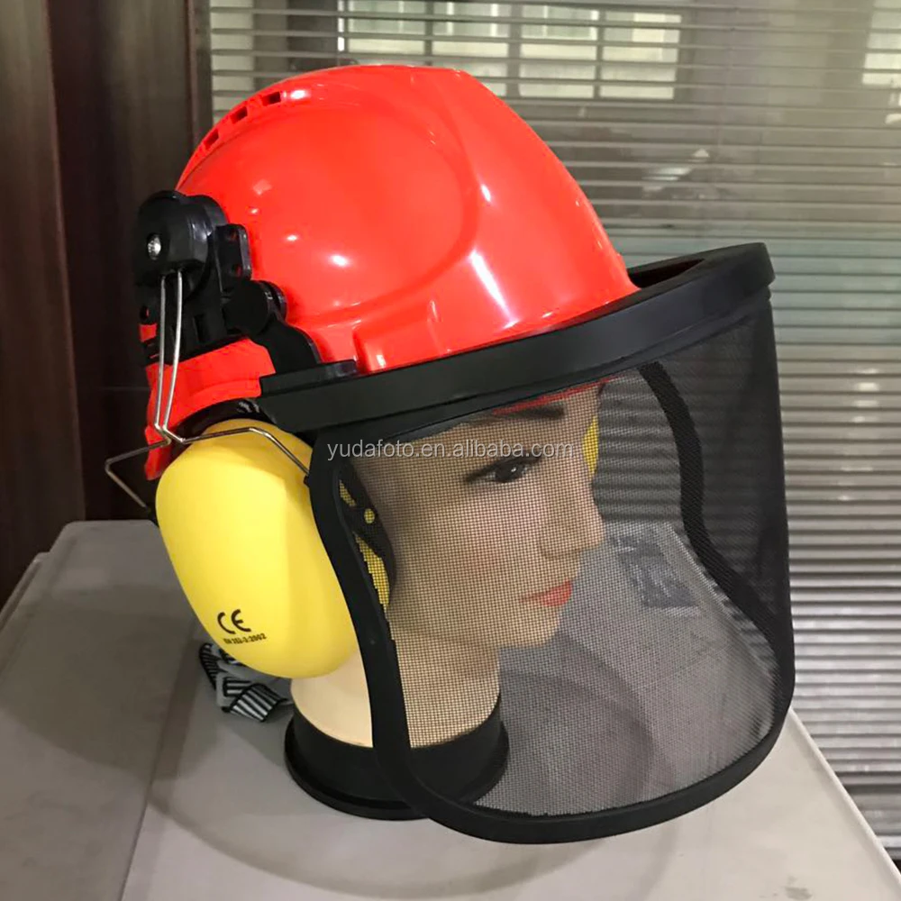 Fs3008 Economic Loggers Safety Helmet Ce Approved - Buy Logging Helmet ...