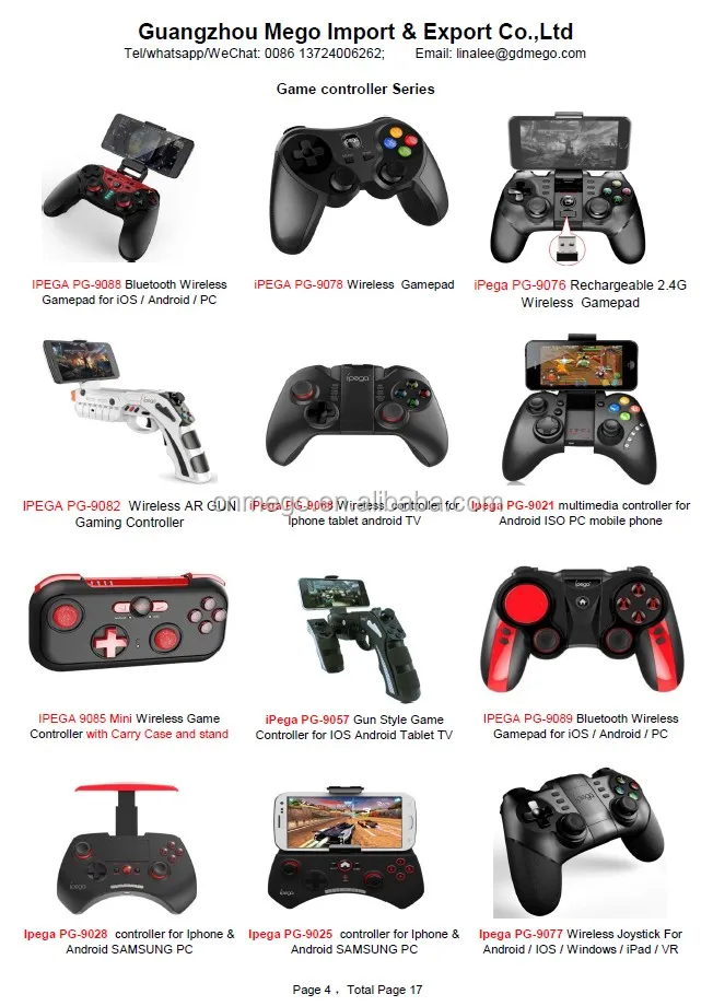 Ipega PG-9135 Mobile Phone Game Controller - Joystick for iOS/Android ...