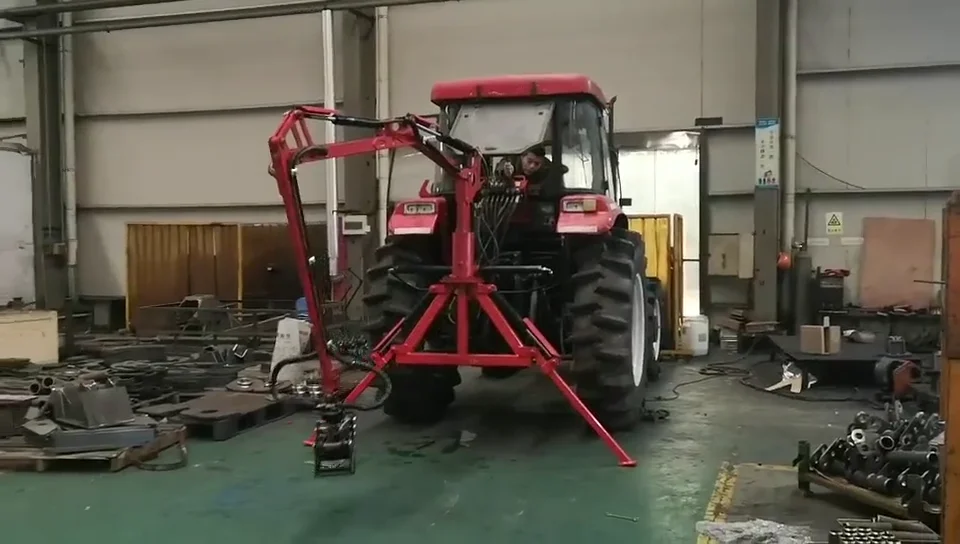 Hydraulic Timber Crane Log Crane Tractor Mount Log Loader Crane Wood ...