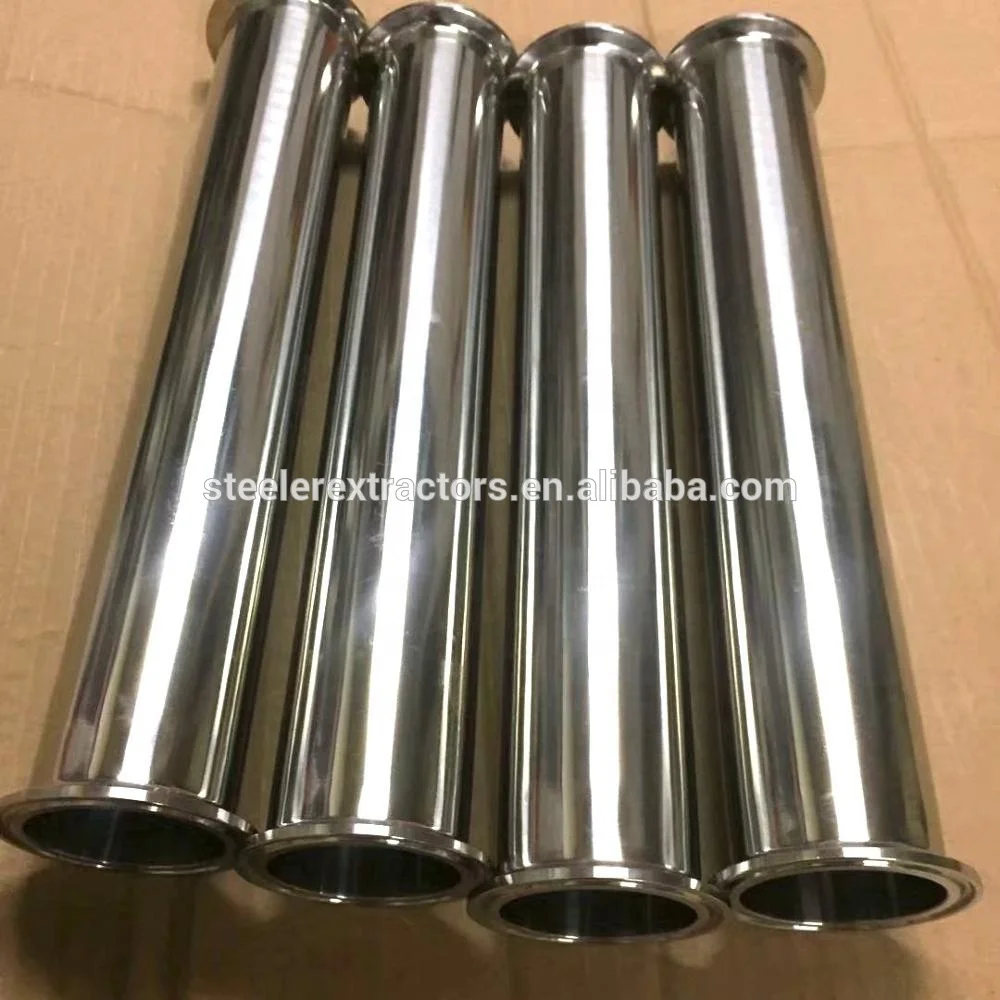 Sanitary Triclamp Pipe Spools Columns 6"x36 Inch With 4"x6" Concentric ...