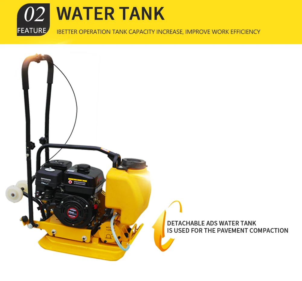 Soil Compaction Vibratory Plate Compactor Reversible Mini Small Plate ...