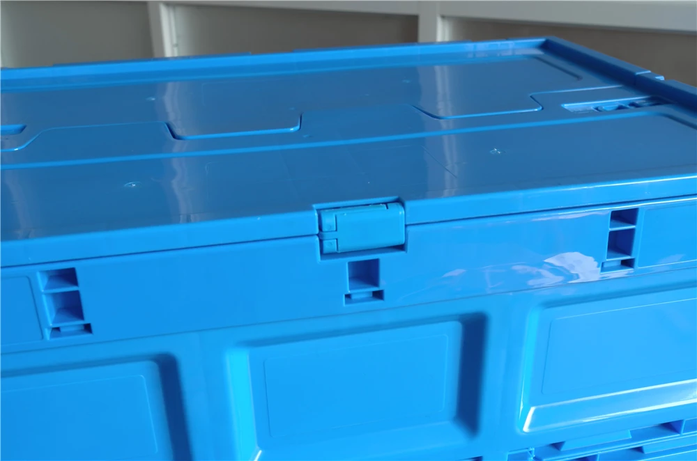 Blue Color Plastic Material Collapsible Type 25.6"x17.3"x14.1" Folding ...