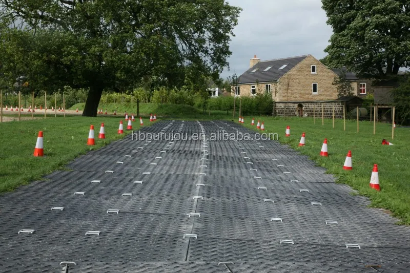 Plastic Hdpe Ground Protection Mat Temporary Car Parking Mat Heavy ...