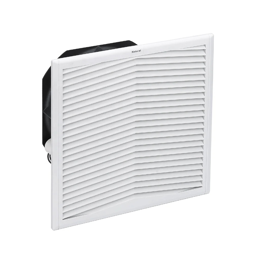 IP54 Electrical Cabinet Ventilation Enclosure Fan Filter Panel Cooling ...