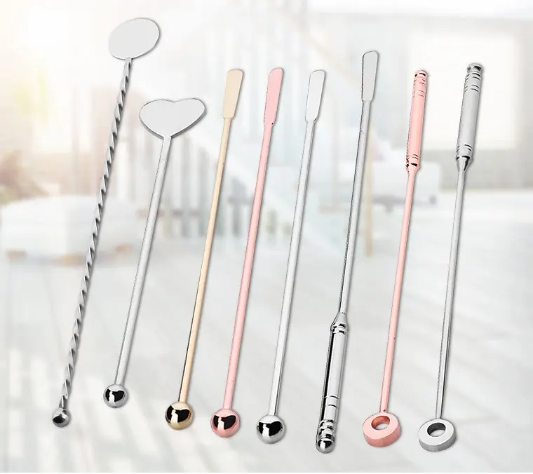 Wholesale Lower Price Metal Stir Stick Stainless Steel Swizzle Sticks ...
