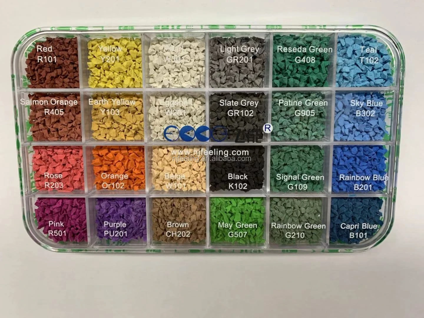 Colorful EPDM Granules for Water Parks and Swimming Pools