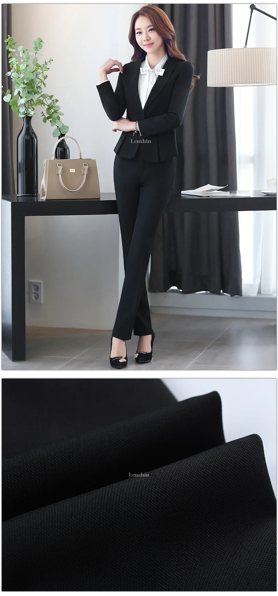 Wholesale Oem 2 Pieces Set Women Business Suits Formal Office Lady