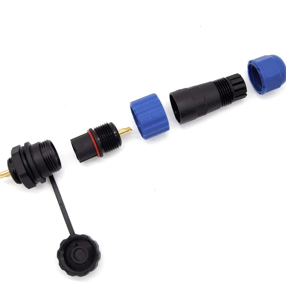 Industrial Threaded Plastic Connector Male M13 Ip68 Waterproof ...