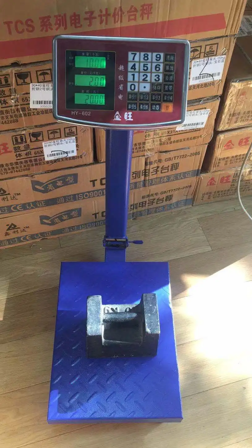 TCS Electronic Platform Scale 300kg - Folding & Portable