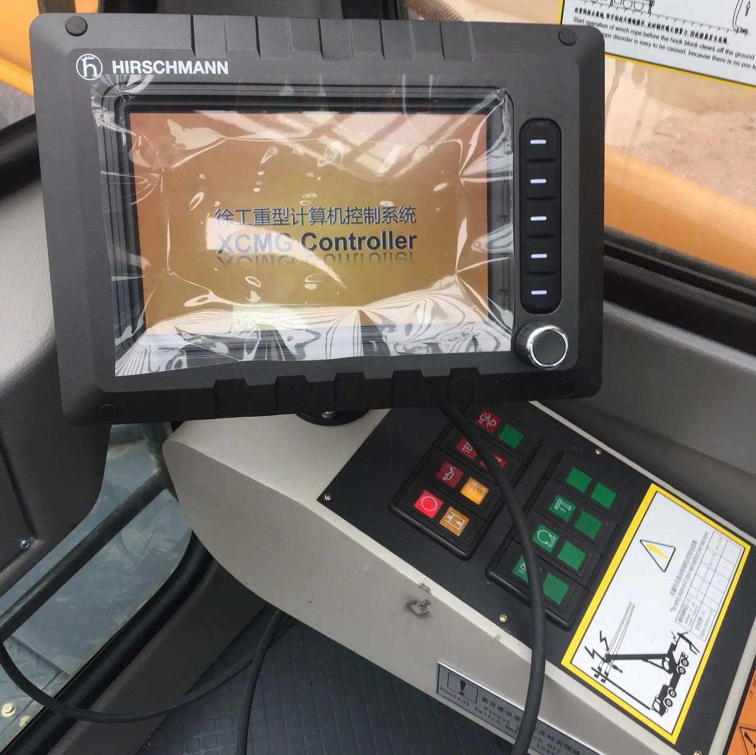 Crane Parts Controller Cabinet System with LCD Display Panel for Road ...