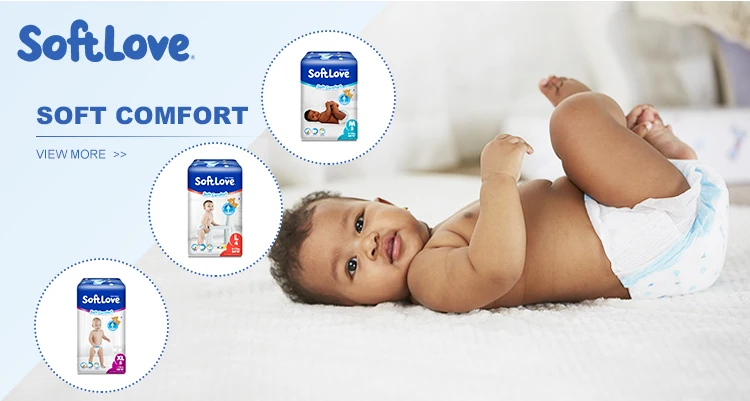 Softlove L Size Natural Disposable Hot Selling Pampering Baby Diapers ...