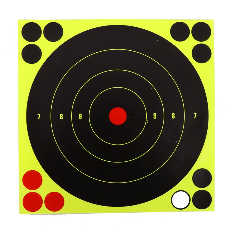 8" 6pcs Instant Feedback Self-adhesive Targets Training Aim Paper ...