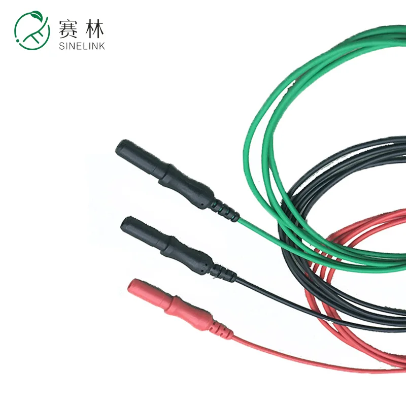 Medical Patient-monitor Din 42802 1.5mm Electrode Insulated Ecg ...