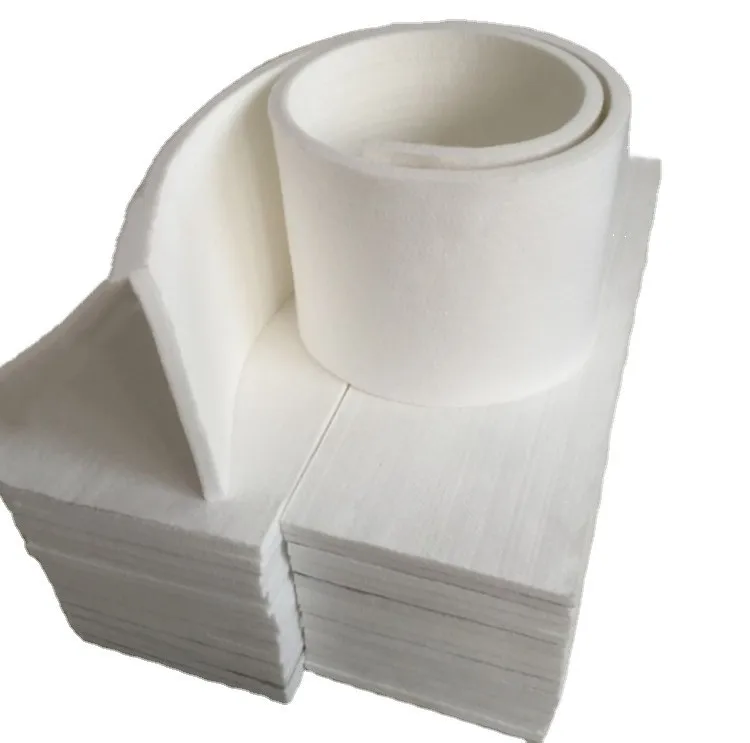 Industry Use White Layered Tension Pad 10mm Thick Polyester Felt Pad ...