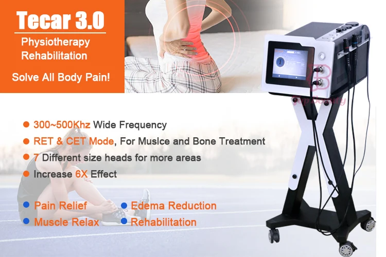 Tekar Therapy Tecar Chiropractic Physio Spine Pain Massage Machine ...