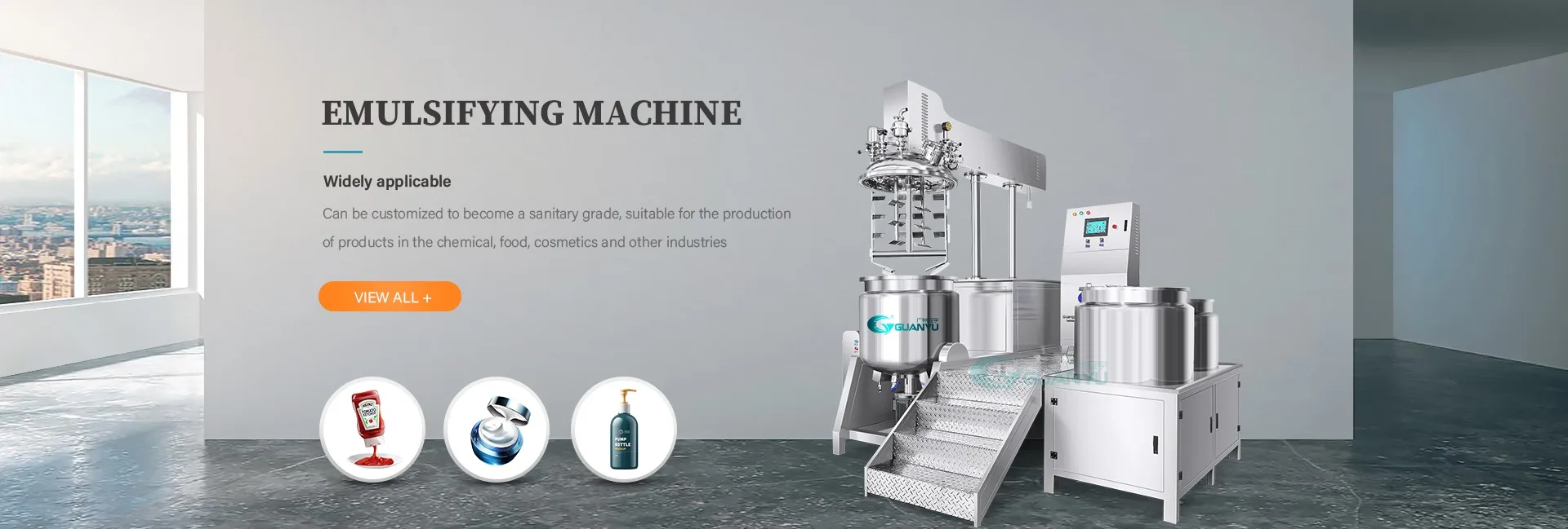 Guangzhou Guanyu Machinery Co., Ltd. - Vacuum Emulsifier Machine, Cream ...