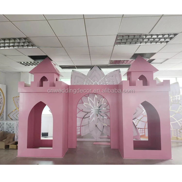 Princess Castle Backdrop - Elegant Wedding Party Decor