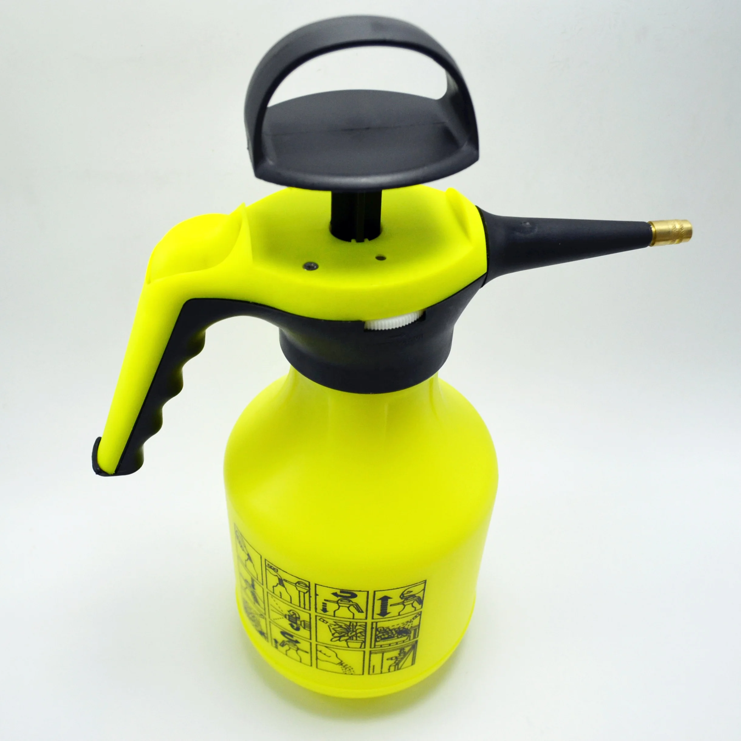 2L Air Operated Trigger Hand Pump Watering Can Sprayer
