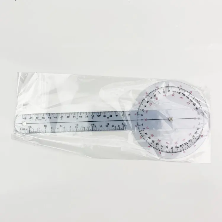 Non Digital 12 Inch Plastic Medical Ruler Goniometer - Buy Goniometer ...