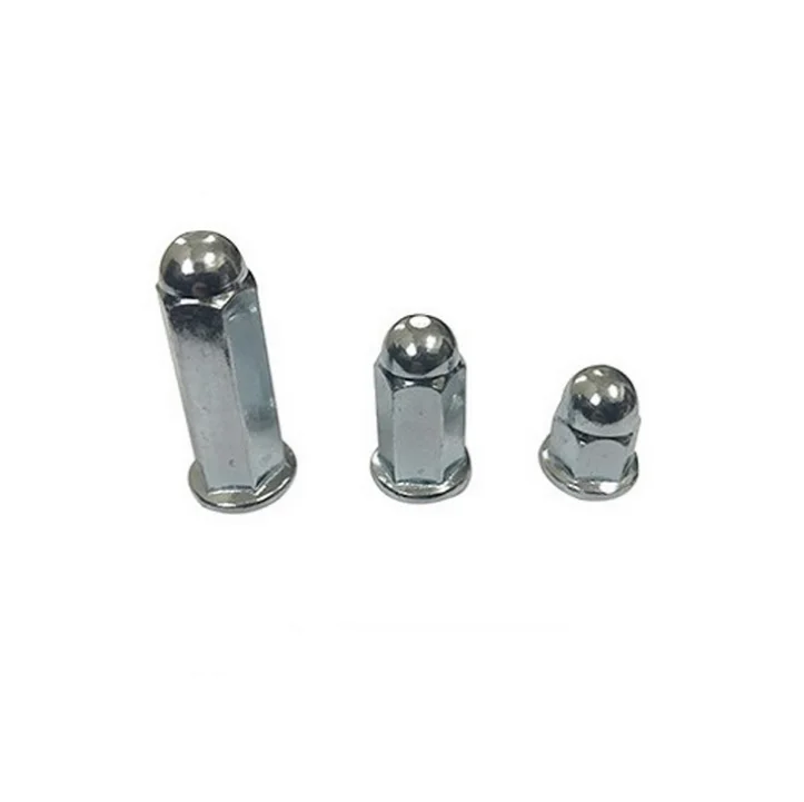Wholesale M6 M8 Carbon Steel Flat Cap Nuts - Durable & Versatile