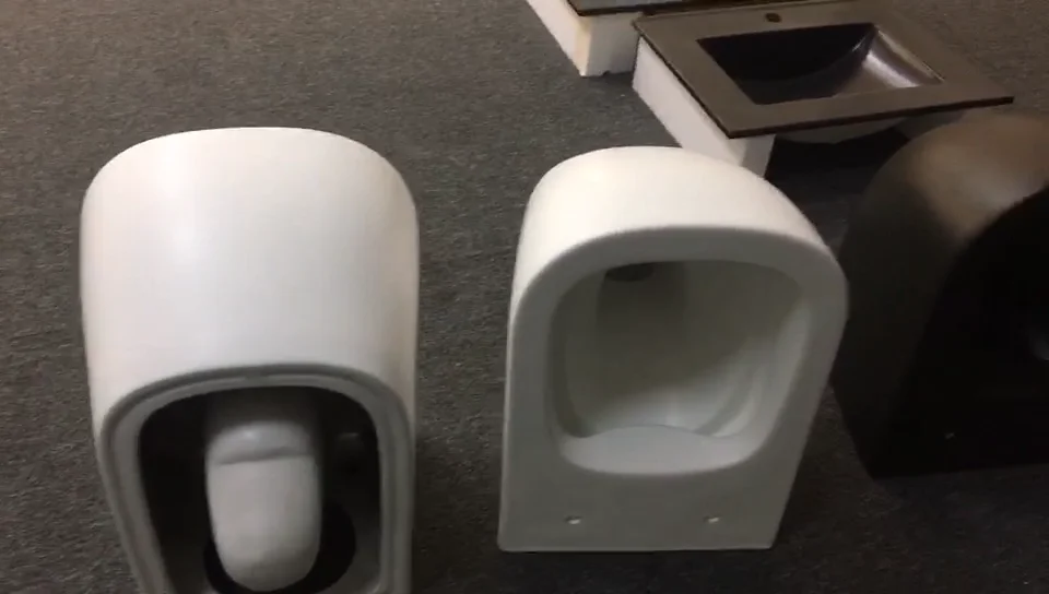 Hardware Sanitary Wall Hung Commode Wc Toilet Wand Closet Pp Seat Cover ...