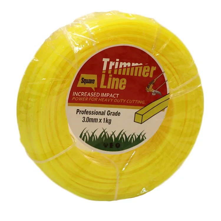 2.5mm 3.0mm Trimmer Line Square Shape 1kg 500g - Buy 3.0mm Trimmer Line ...