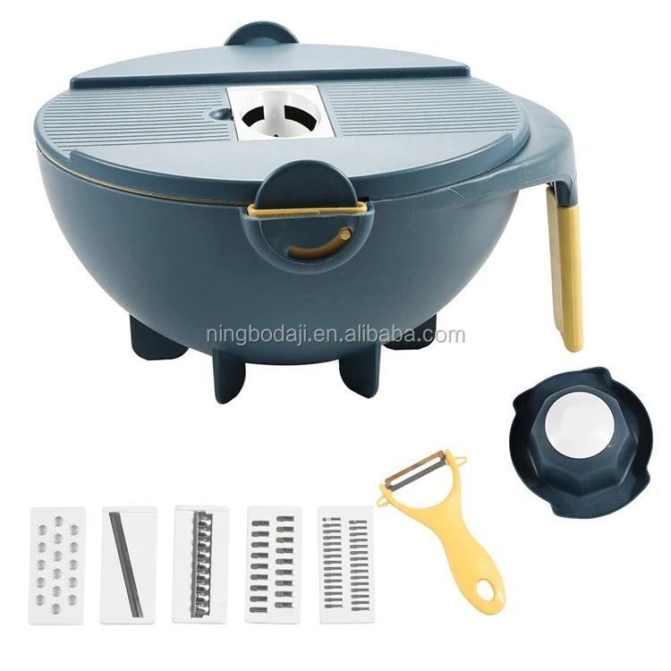 New Design Multi Function 9 In 1 Vegetable Fruit Slicer Basket With ...