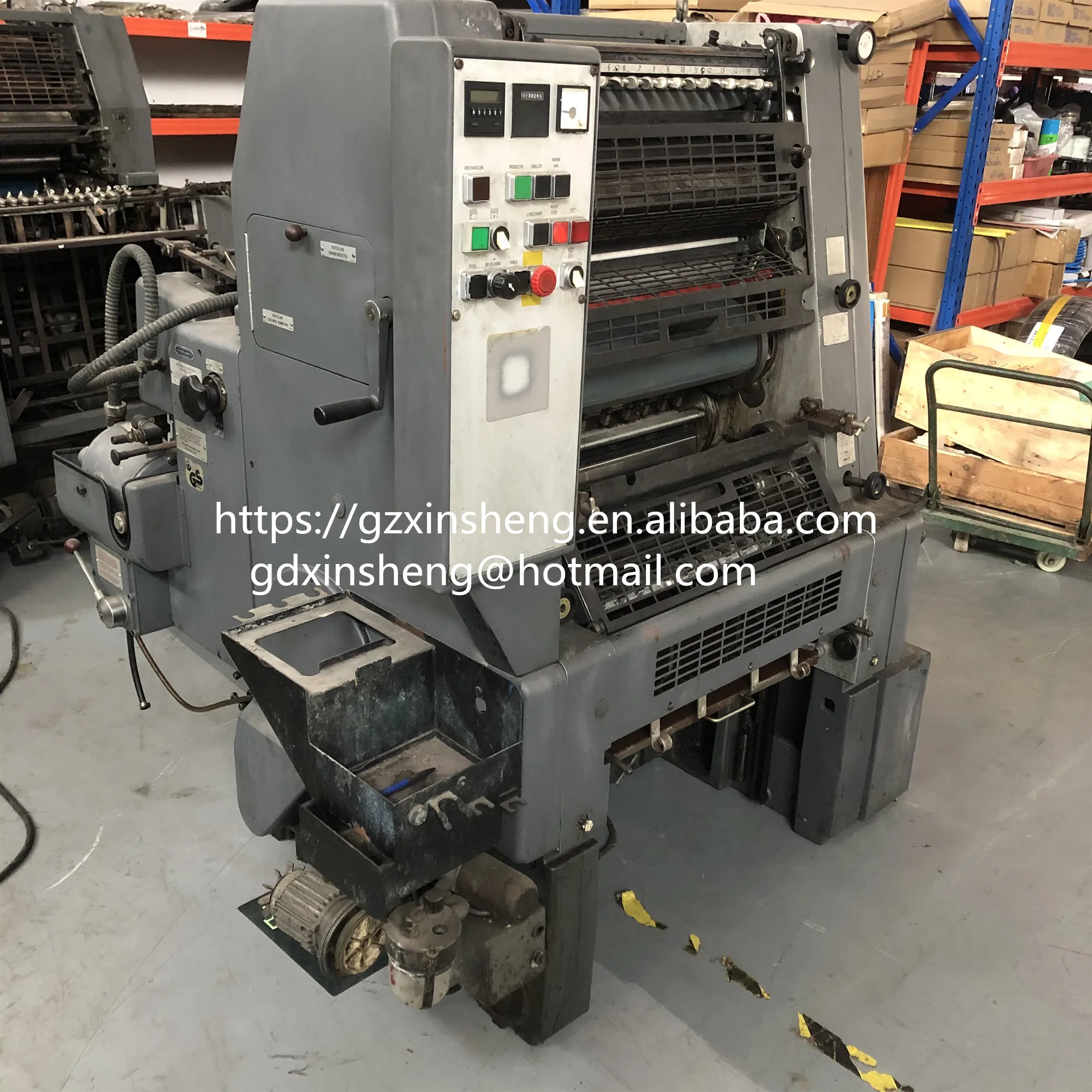 Used Offset Printing Machine GTO52-1 Year 1989 Offset Printing Machine ...