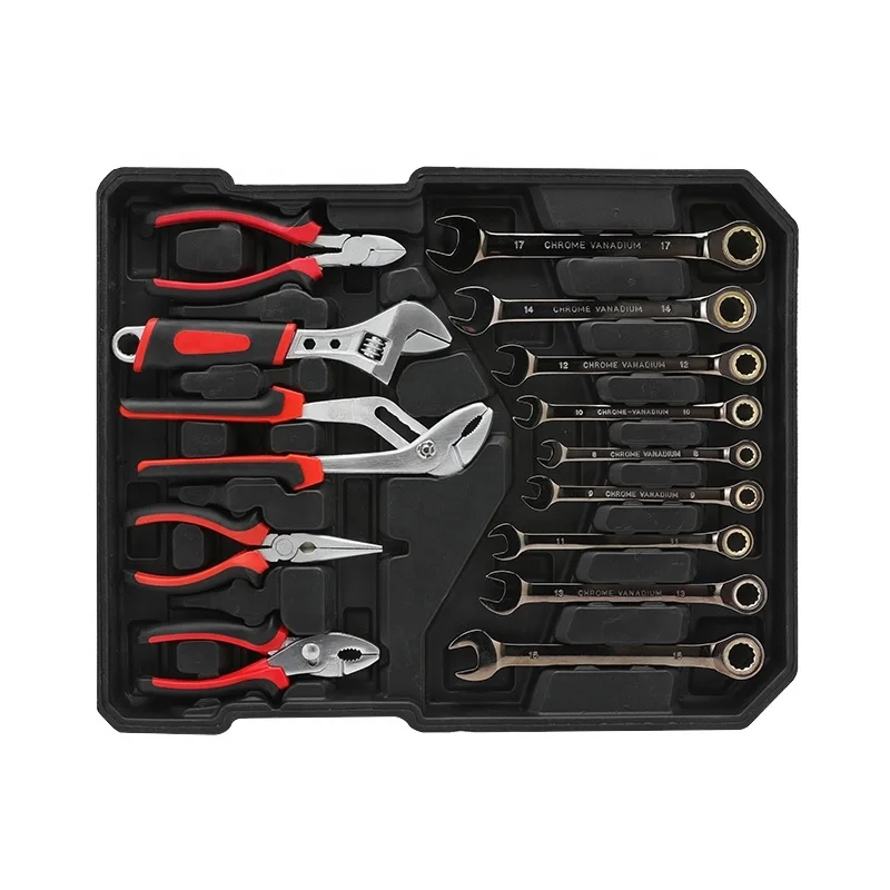 Professional Suitcase Tool Set - 187 PCS Power & Hand Tools