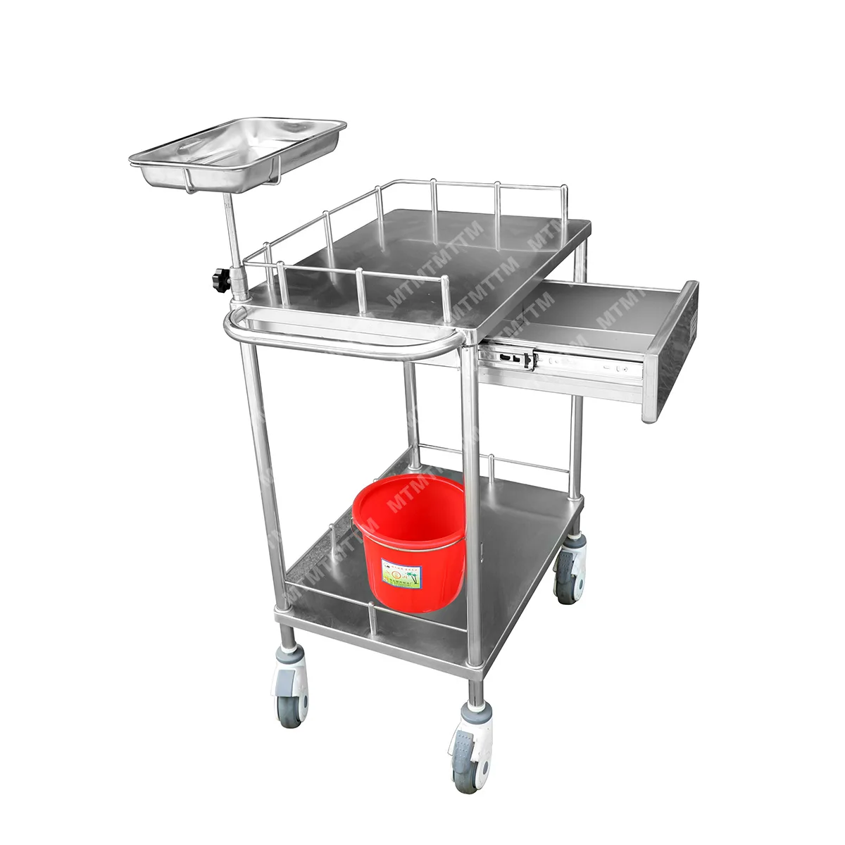 Stainless Steel Medical Dressing Trolley - Emergency Care