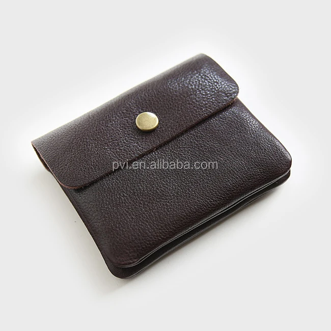 Small Genuine Cow Leather Coin Purse - Versatile & Stylish