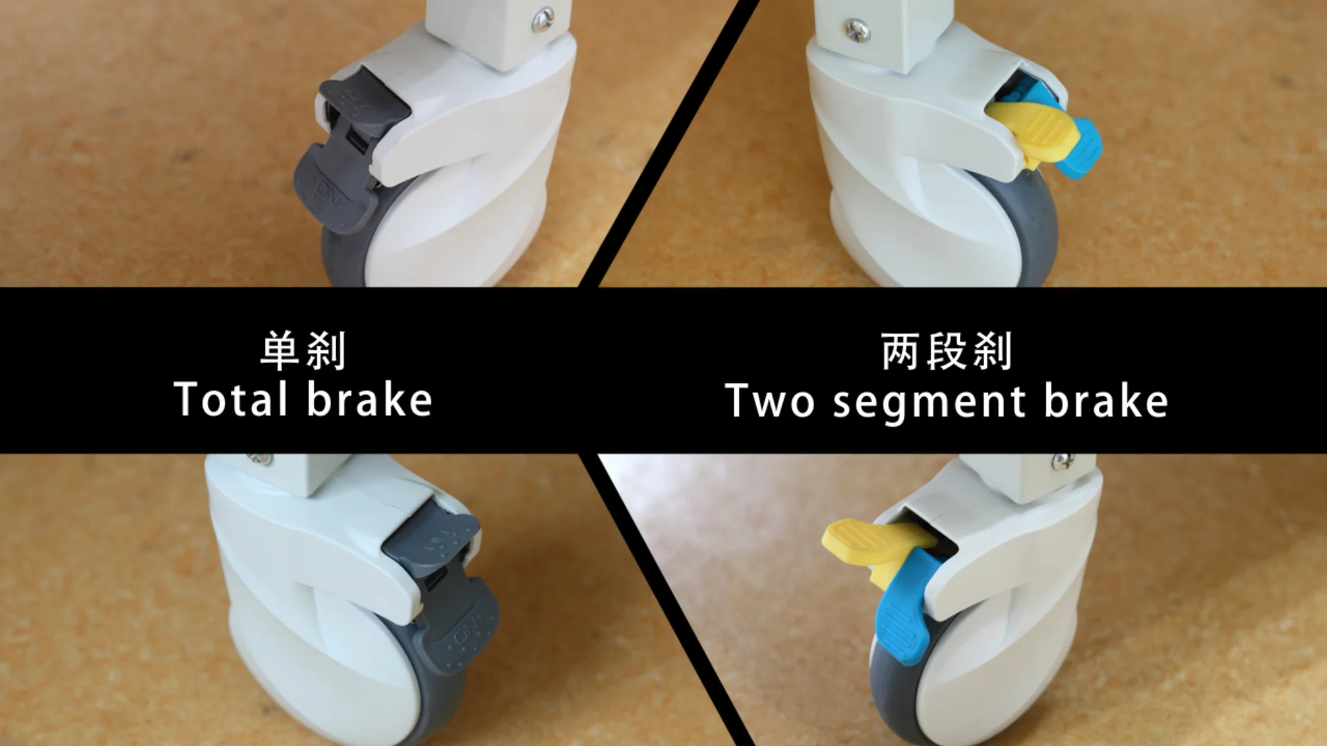 Lfc Hospital Bed Medical Wheels Medical Ball Bearing Castor Wheel Pp ...