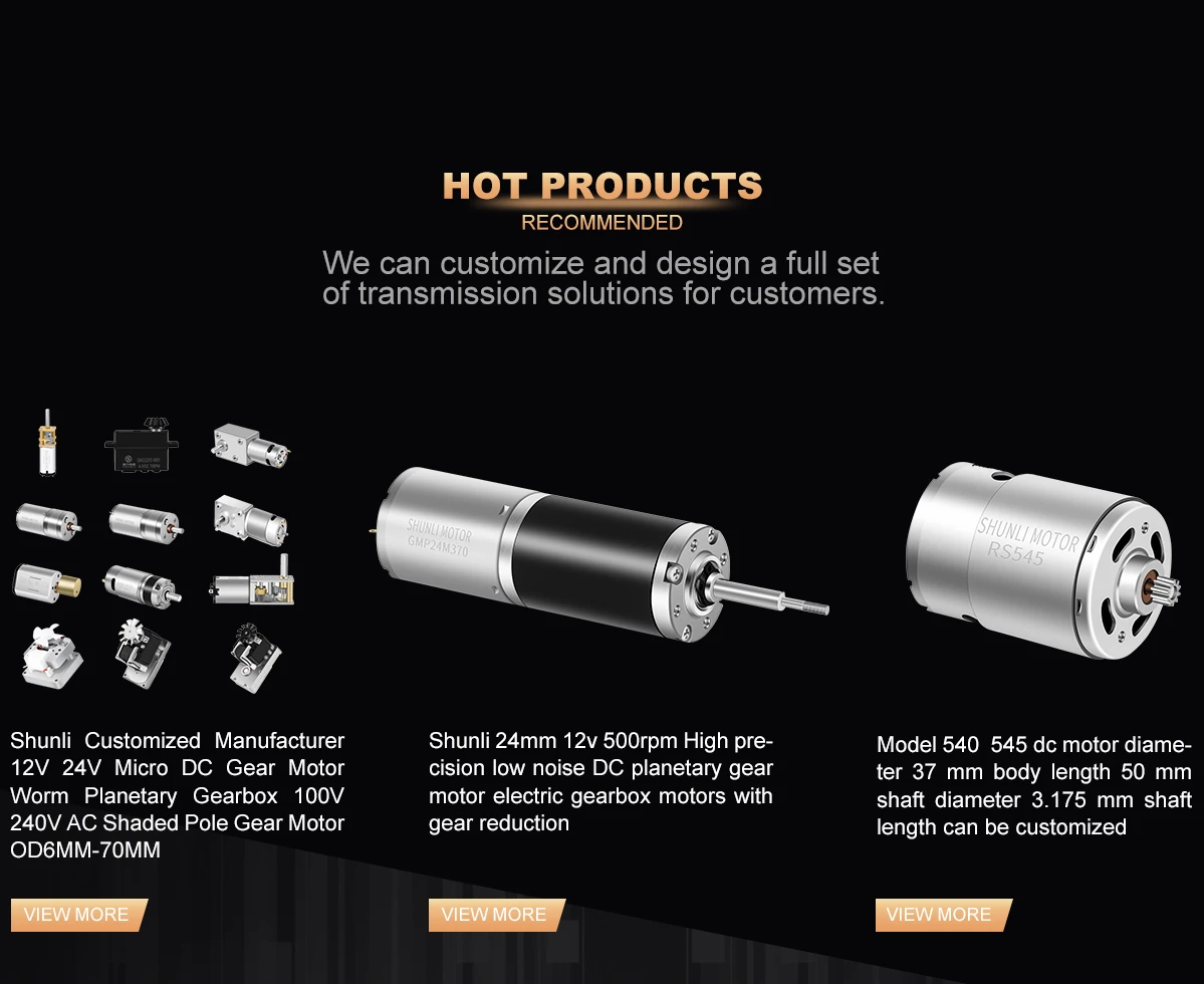 Shenzhen Shunli Motor Co., Ltd. - Micro DC Gear Motor; Micro Planetary ...