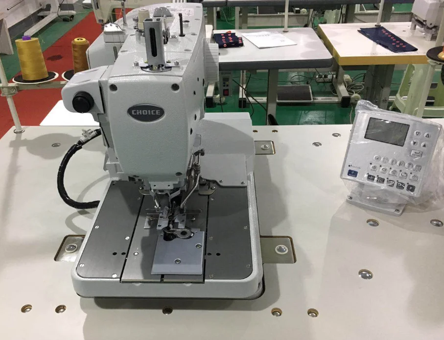 Gc9820-01 Electronic Eyelet Button Holer Machine With Upper Thread ...