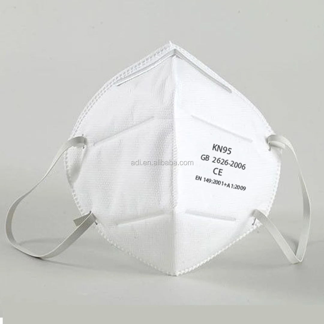 ready to ship N95 Adult 5-ply Folding Nonwoven Dust kn95 Mask PM 2.5 Respirator Mouth Mask ...