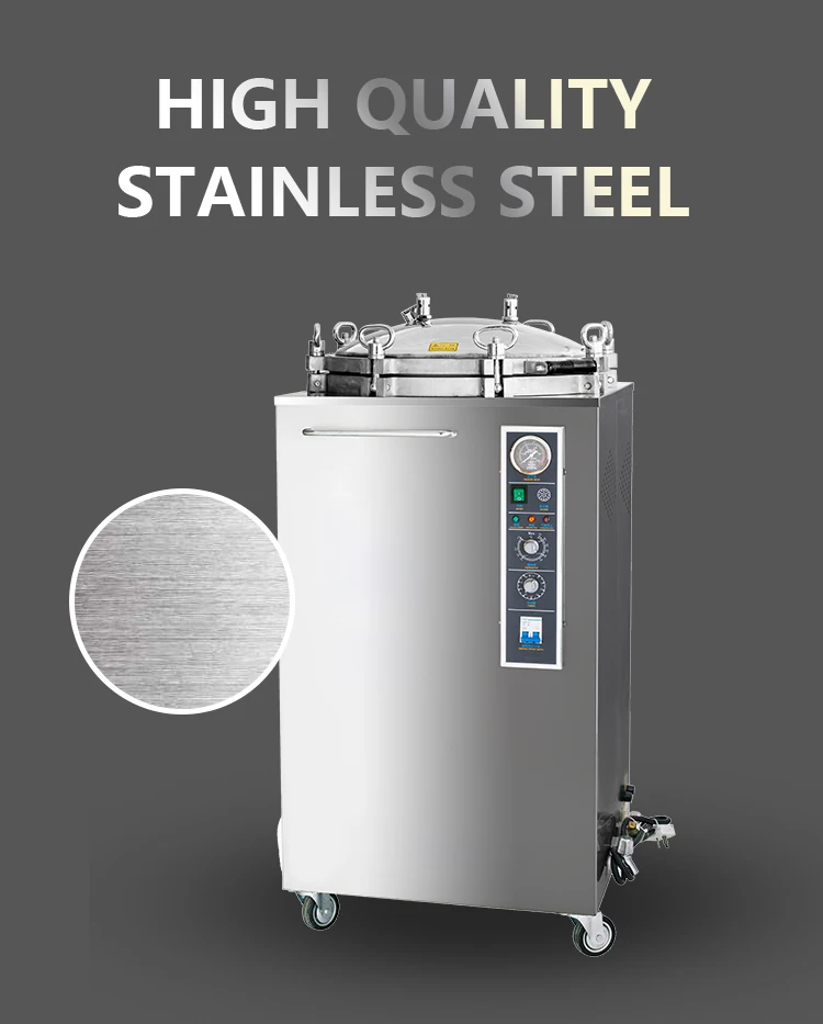 Sterilization Machine 35L 50L 75L 100L Automatic Vertical Pressure ...